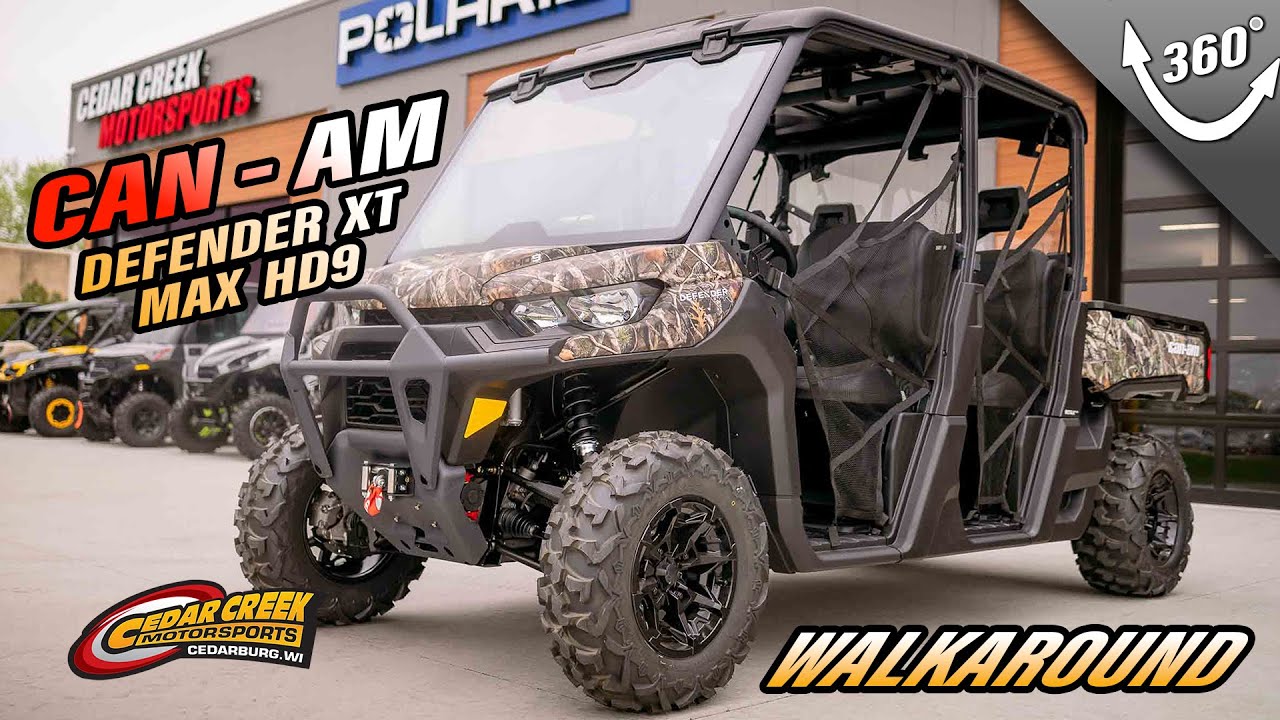 Walkaround | 2024 Can-Am® Defender MAX XT HD9 Wildland Camo - YouTube