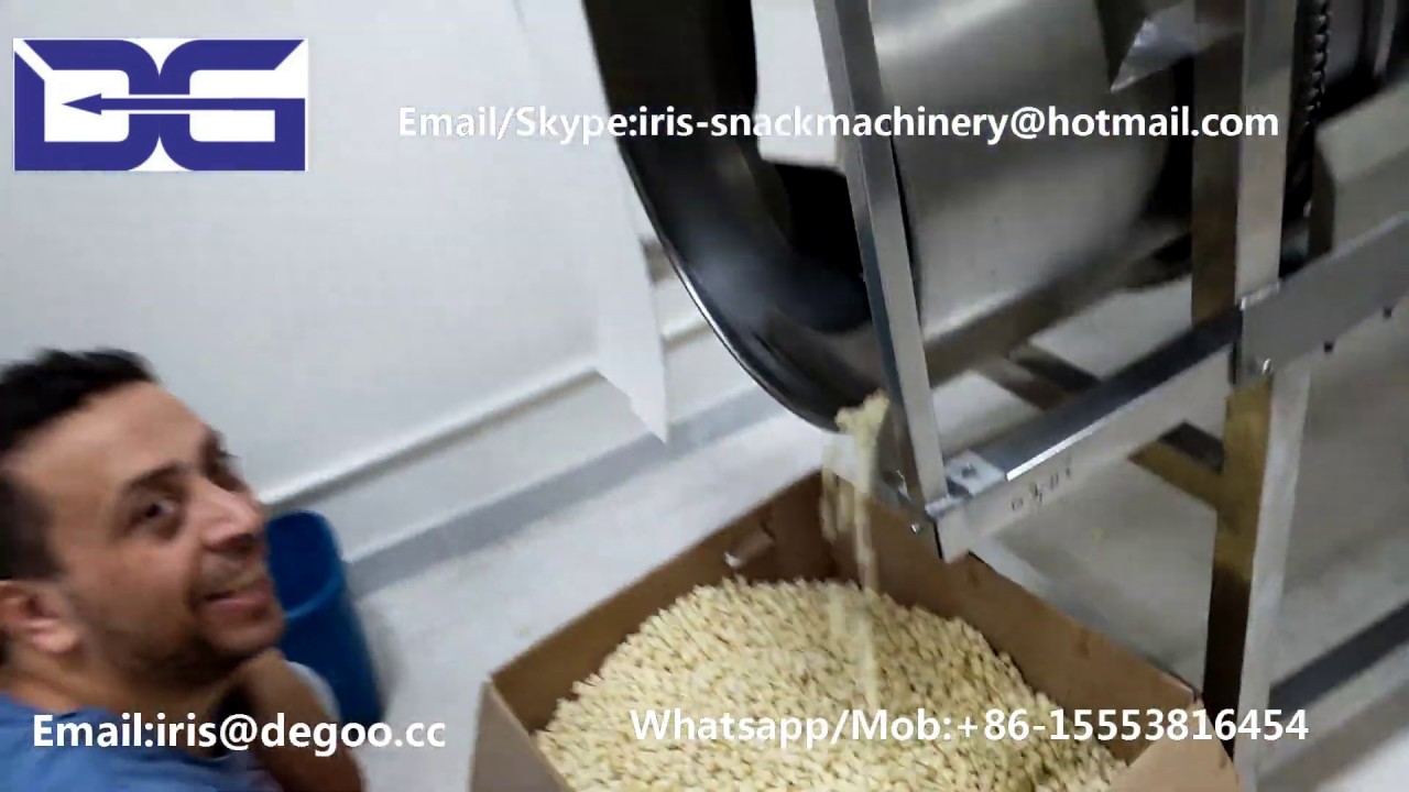 Savory popcorn process plant/Hot air popper machine/Popcorn Make ...
