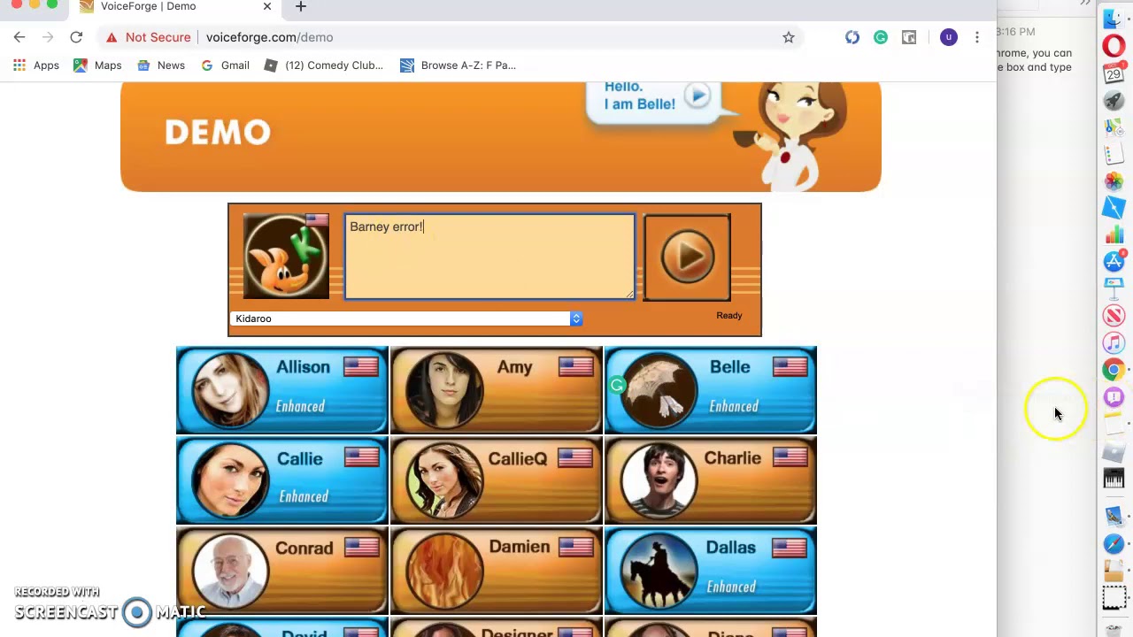 how to get the Voiceforge voices to work! - YouTube