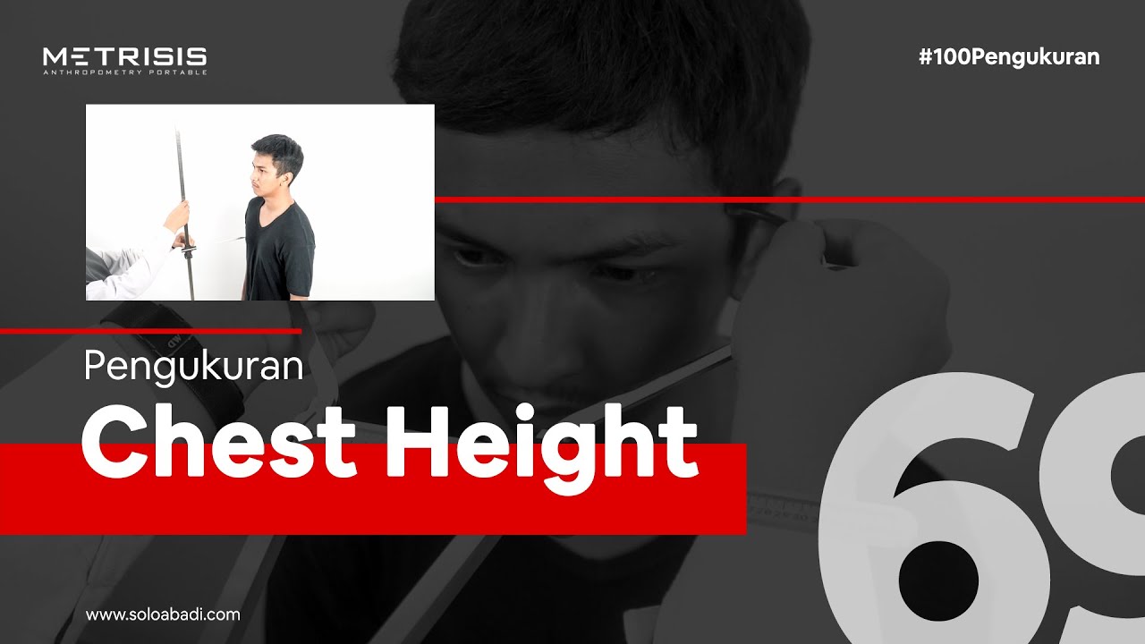 Pengukuran Chest Height Menggunakan Antropometri Portable Kit #69 - YouTube