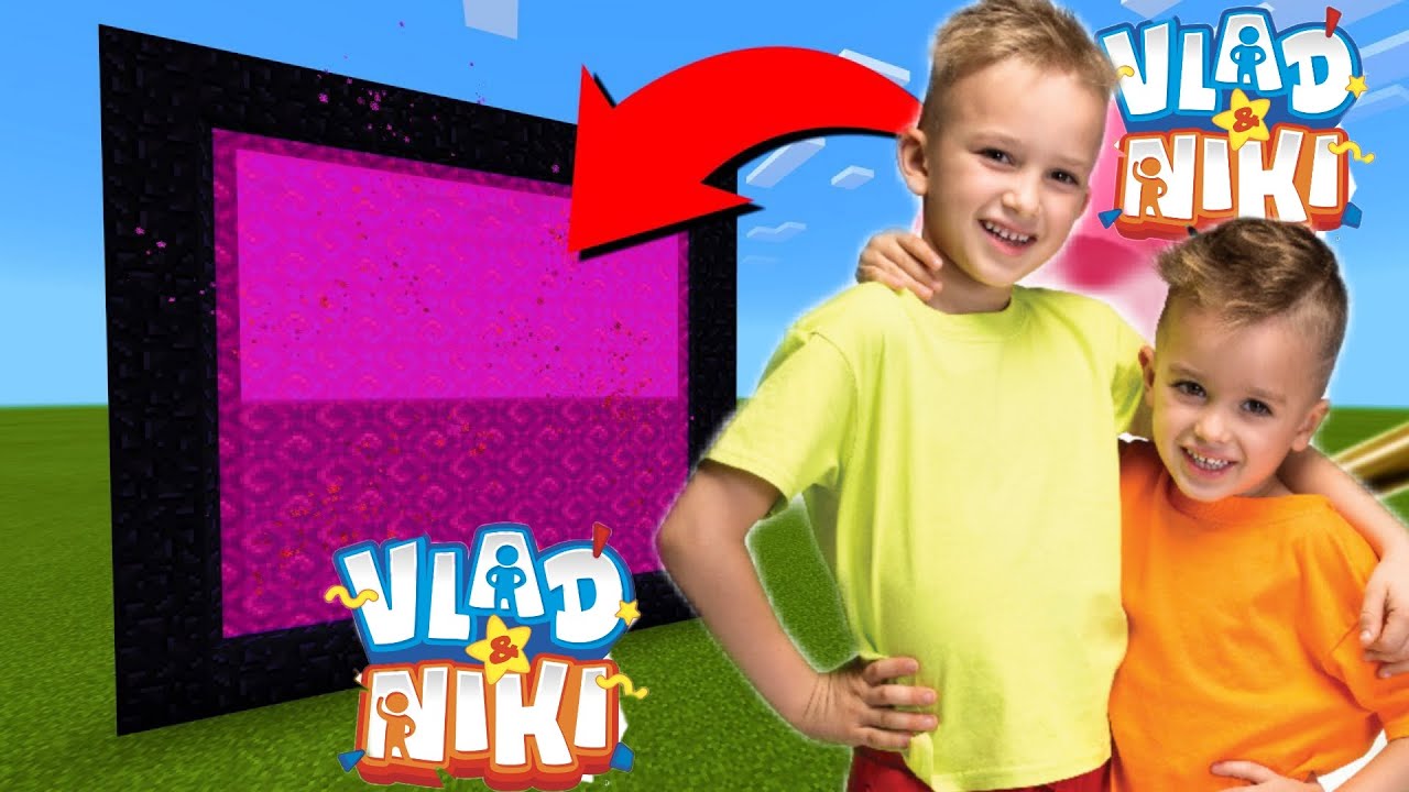 Minecraft : How To Make a Portal to the vlad and niki Dimension👽😈 - YouTube