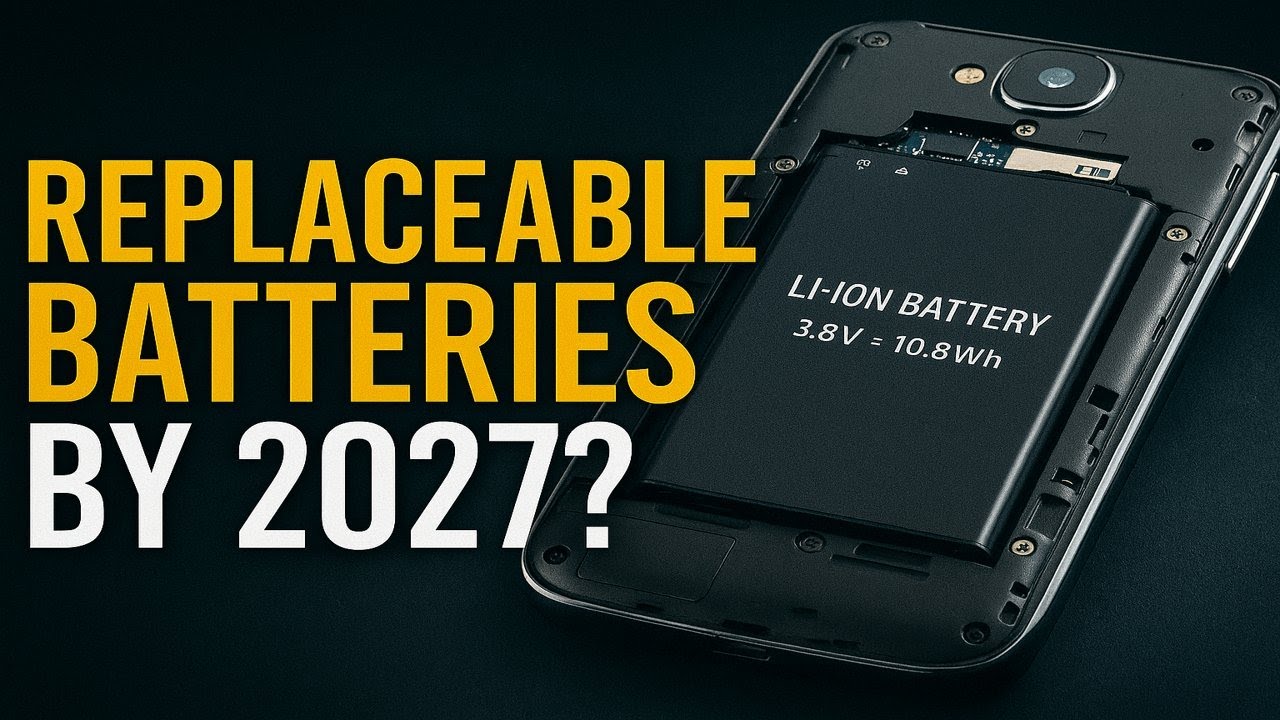 The Comeback of Replaceable Batteries A New Era for Smartphones - YouTube
