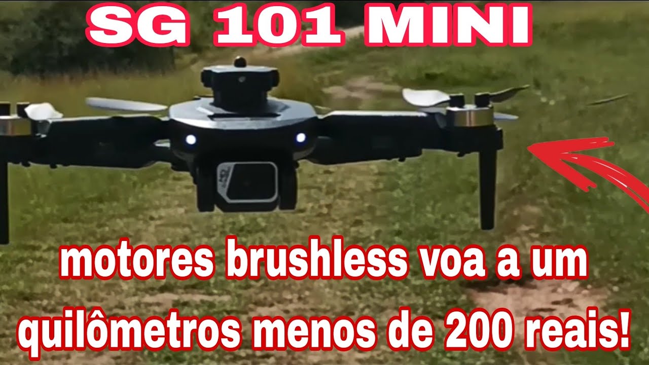 DRONE SG101 MINI COM MOTORES BRUSHLESS SENSOR ANTE COLISÃO SENSOR ÓTICO ...