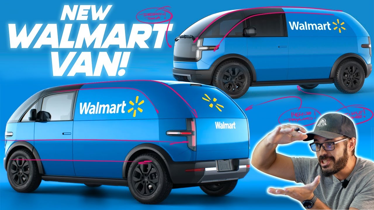I can't believe THIS is the NEW electric Walmart van! - YouTube
