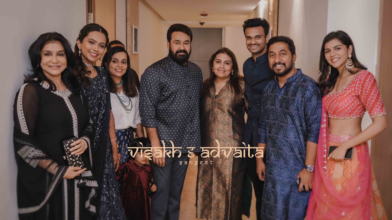 Visakh & Advaita // Hridayam Team Sangeet Film // Tuesday Lights - YouTube