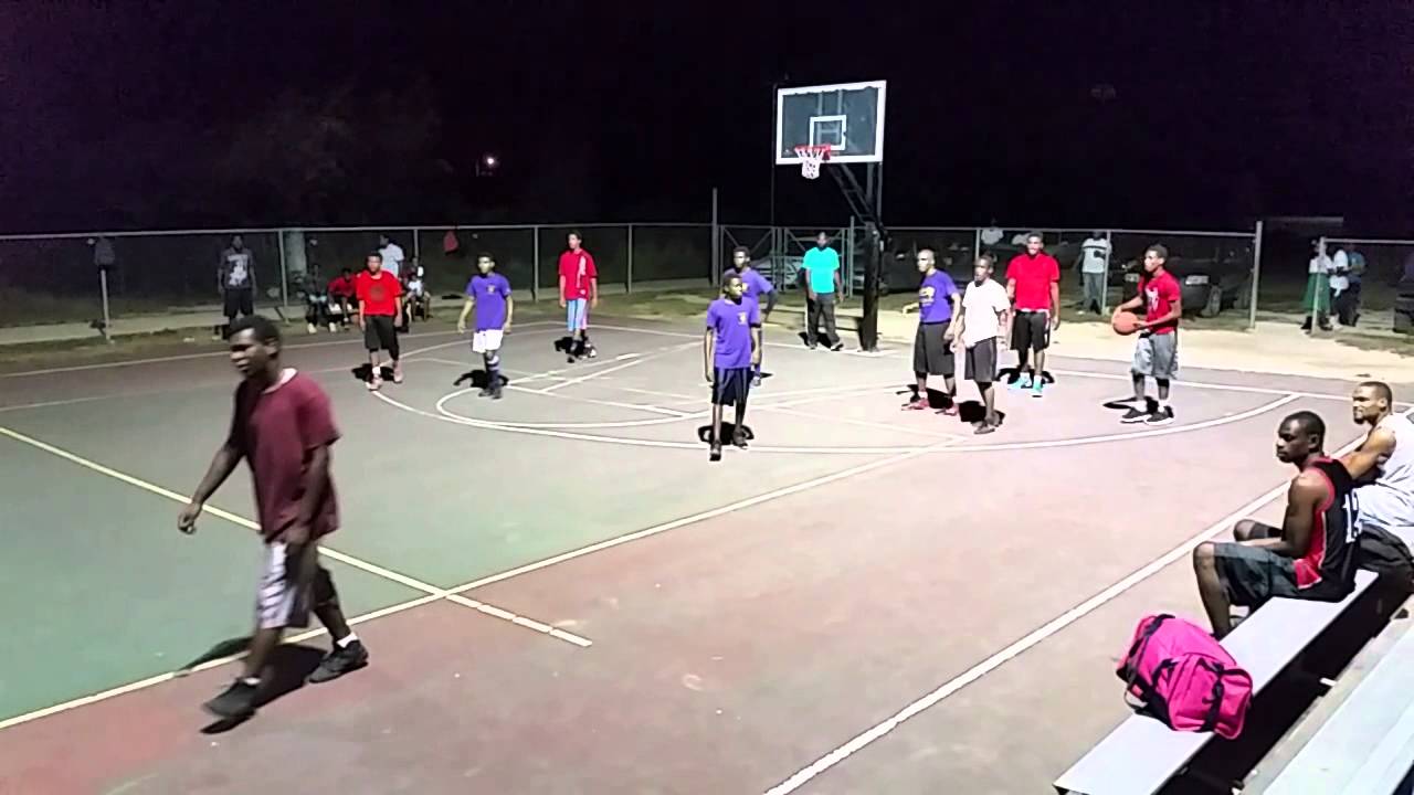 Anguilla youth basketball Championship game maroon vs purple campus A ...