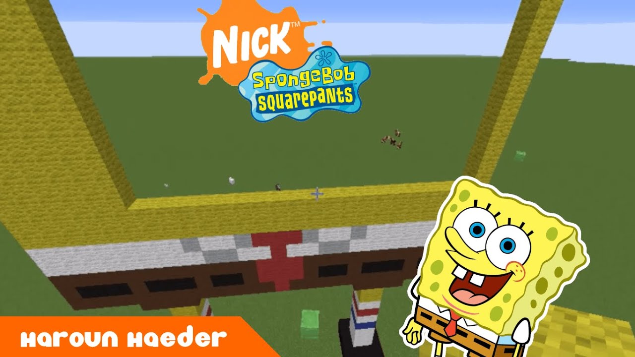 How to build a SpongeBob Statue in Minecraft in 2023! (Part 1 of 3 ...