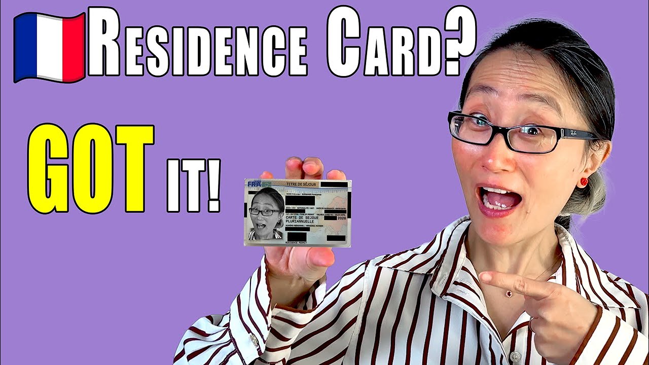 I Finally Got My French Residence Card! - YouTube