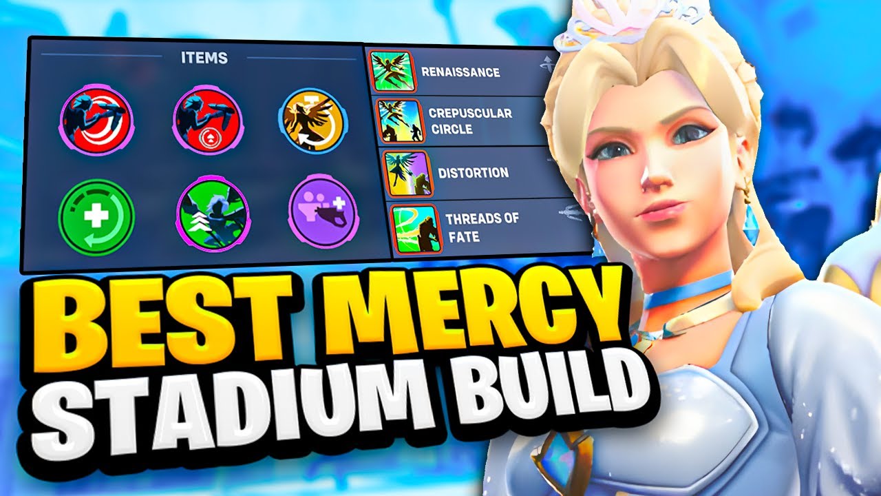 The BEST Mercy Build to Climb in Stadium!! - Overwatch 2 - YouTube