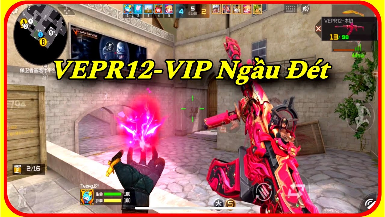 CF Mobile | Trùm Copy Súng Lụm Ngay Súng Hot VEPR12-VIP Trải Nghiệm ...