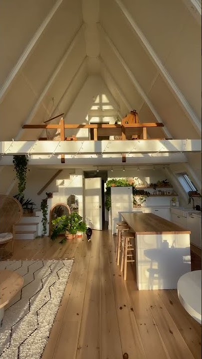 Cottage Tour tiktok aframe on fletcher - YouTube