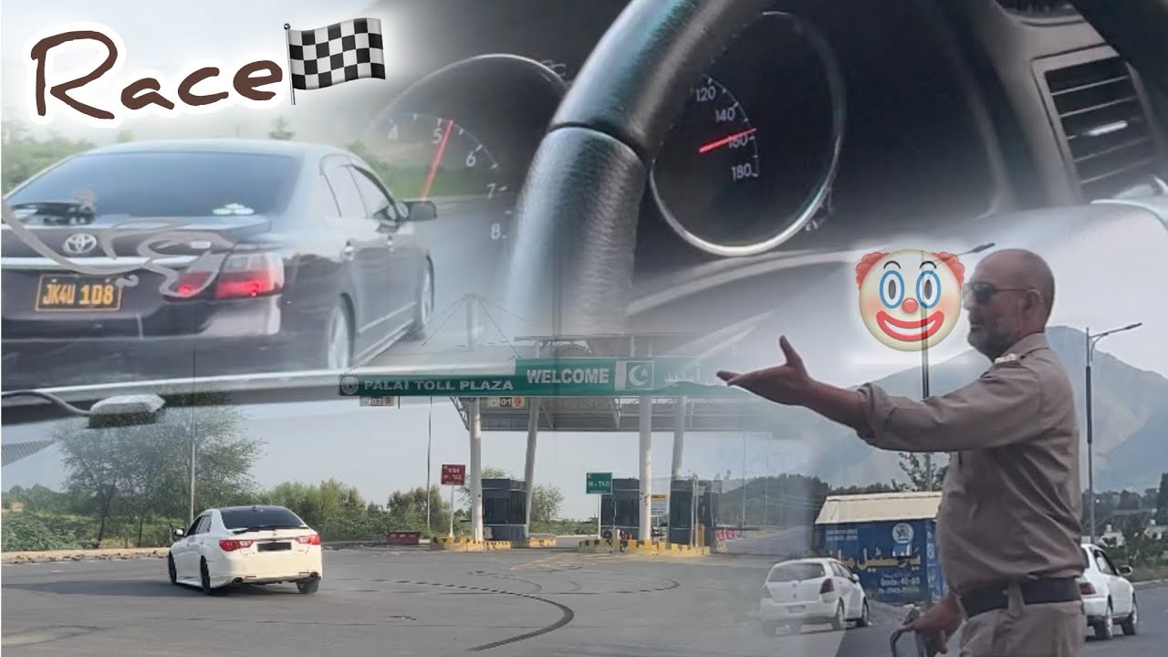 Why motorway police ! Mark x 2.5 vs Premio 1.8 crazy Race 😬 || Friday ...