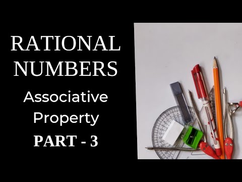 Rational Numbers | Associative Property | Class 8th CBSE NCERT ...