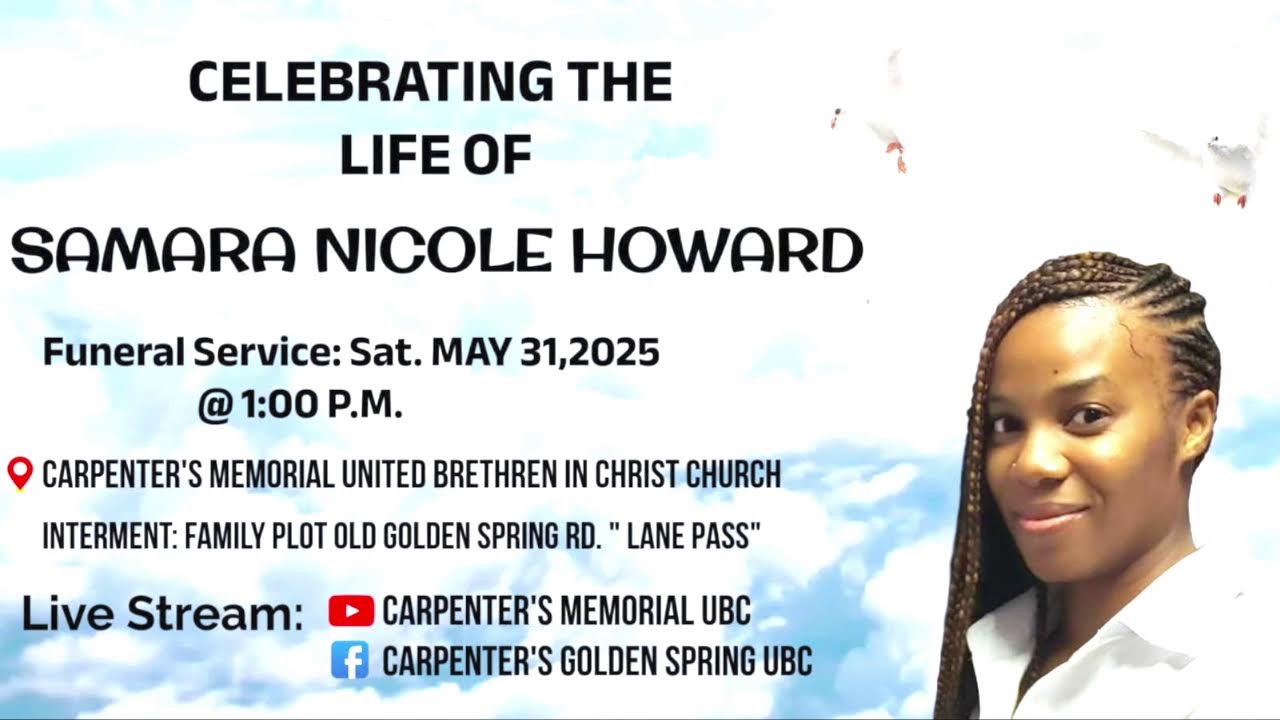 Thanksgiving Service For The Life Of Samara Nicole Howard|Clergy: Rev. Winston Smith| - YouTube