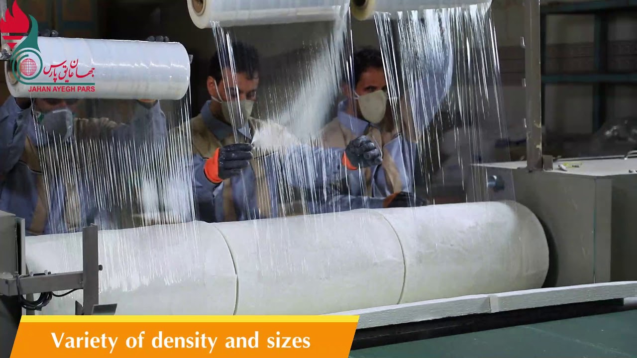 Ceramic Fiber Blanket Production Line - YouTube