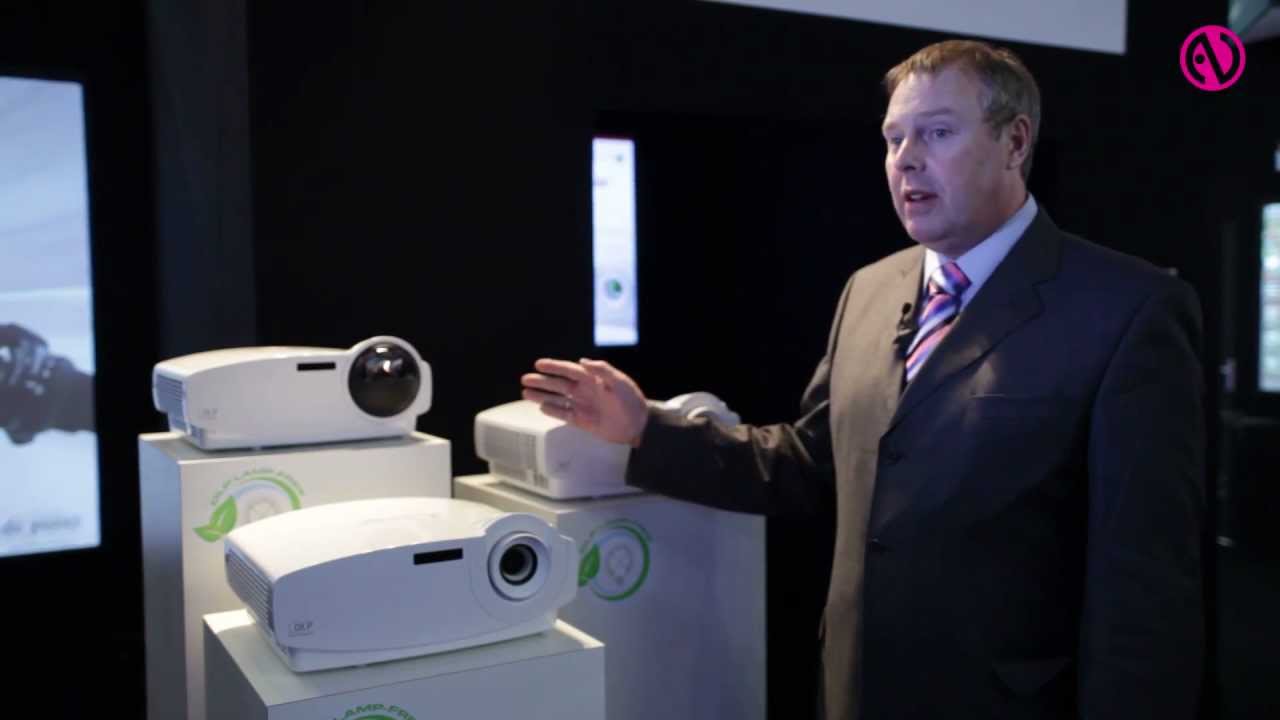 Mitsubishi introduces lampless projectors - YouTube