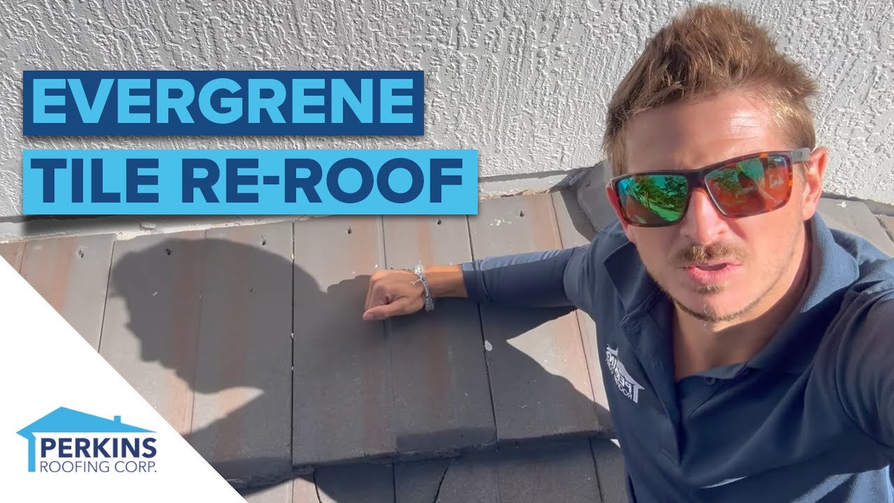 Evergrene Tile Re Roof in Palm Beach Gardens - YouTube