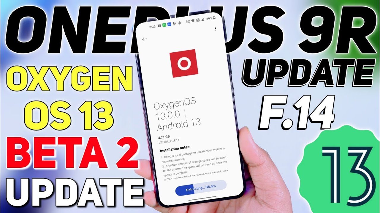 Oneplus 9R new update 🔥| oneplus 9r android 13 update | oneplus 9r oxygen os 13 update | OnePlus ...