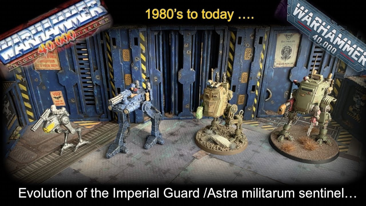 warhammer 40k history! the evolution of the imperial guard sentinel ...