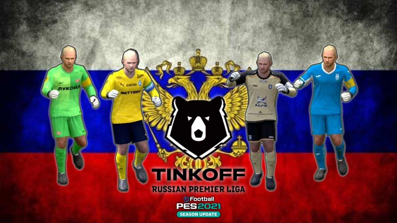 Kits/jersey goalkeeper Tinkoff Russian Premier liga pes 2021-2022 ...