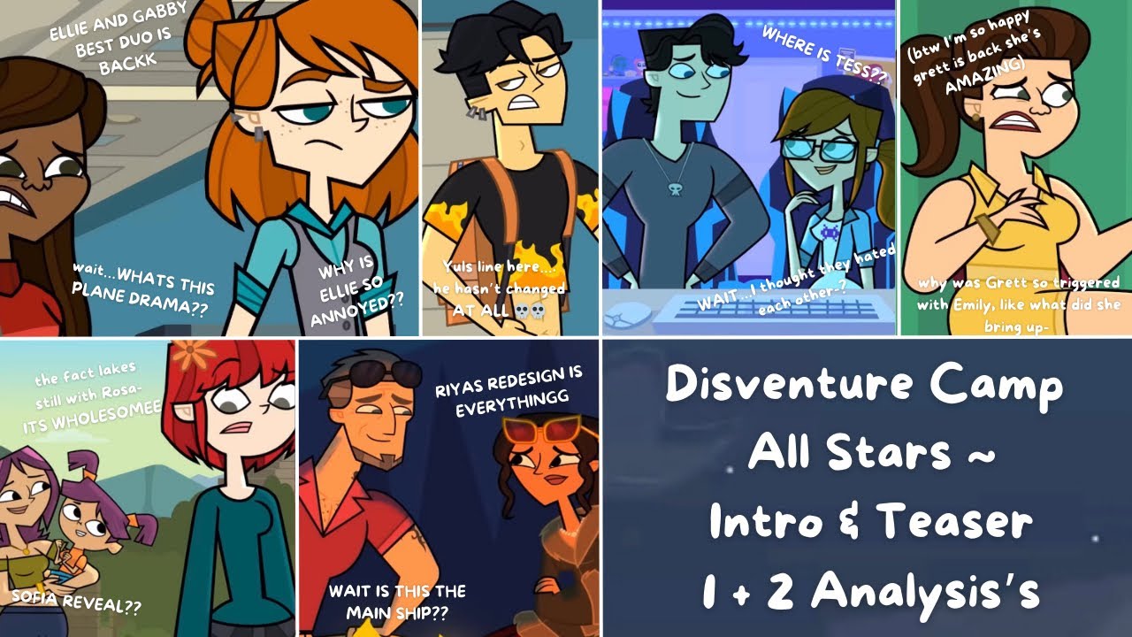 Disventure Camp All Stars || Intro, Teaser #1, & Teaser #2 Analysis’s ...