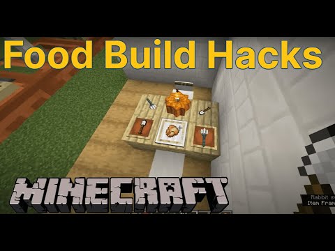 Minecraft: Food Build Hacks - YouTube