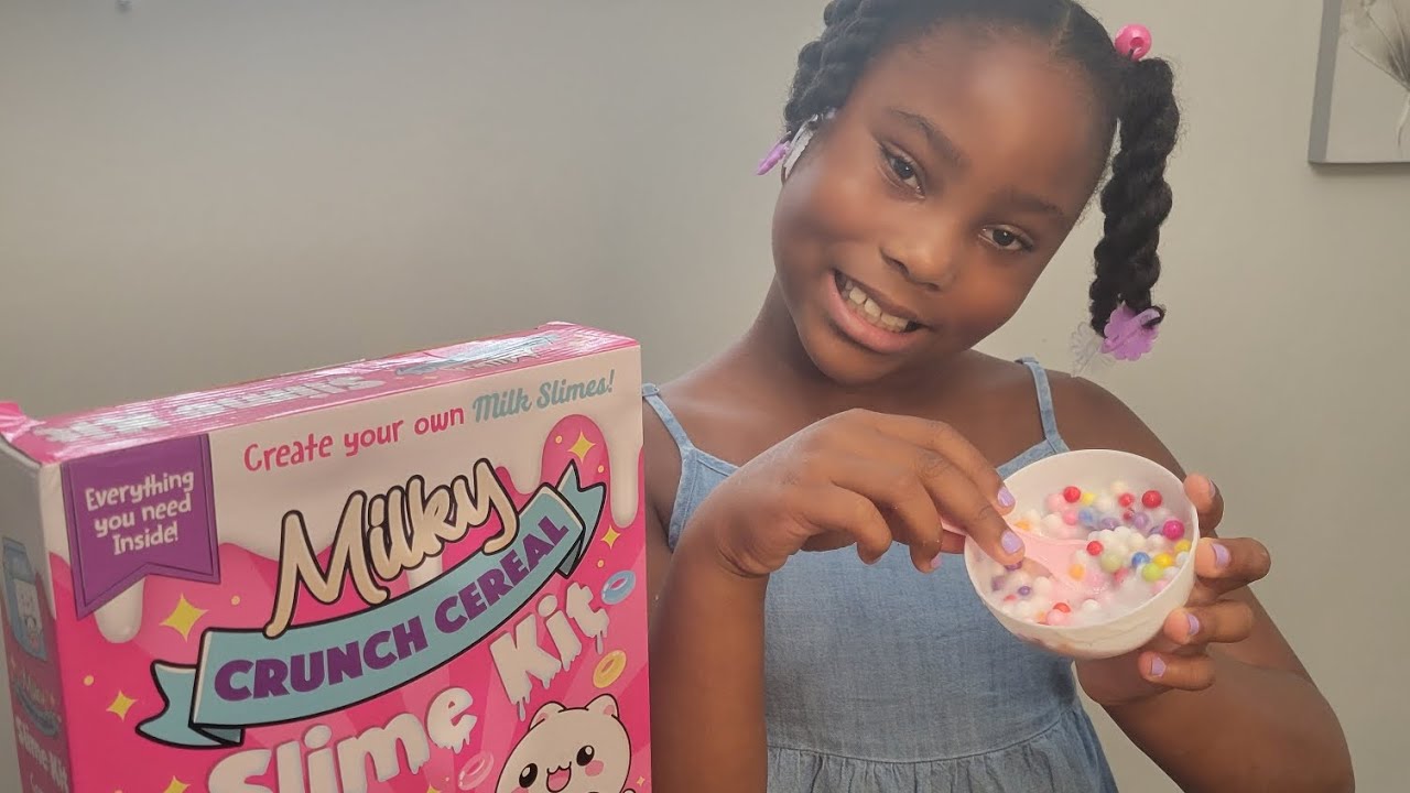 Milky Crunch Cereal Slime Kit - YouTube