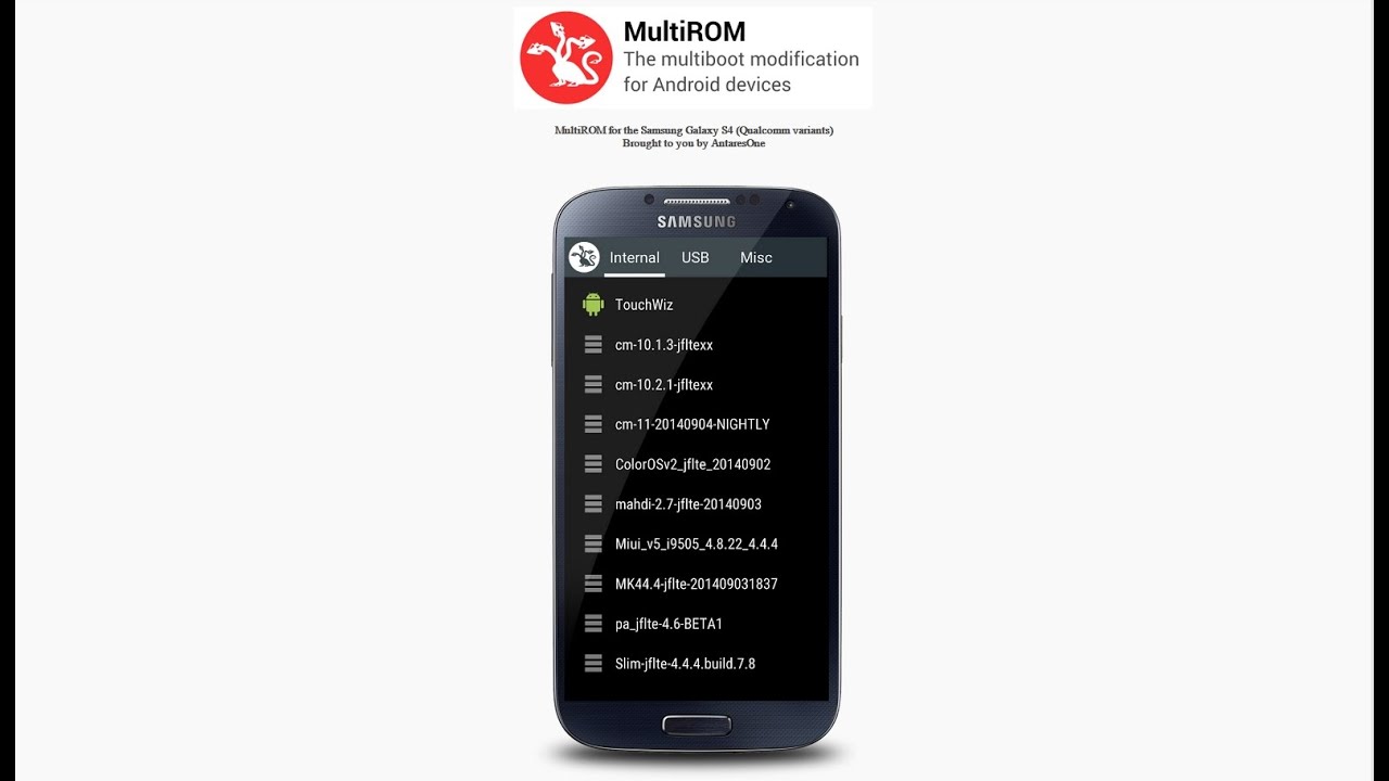 How to Install MultiRom on Galaxy S4 - Running Multiple ROMS! - 2000 ...