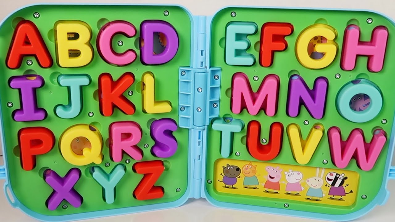 Learn ABC with Peppa Pig Alphabet Case - Fun Educational Toys for ...