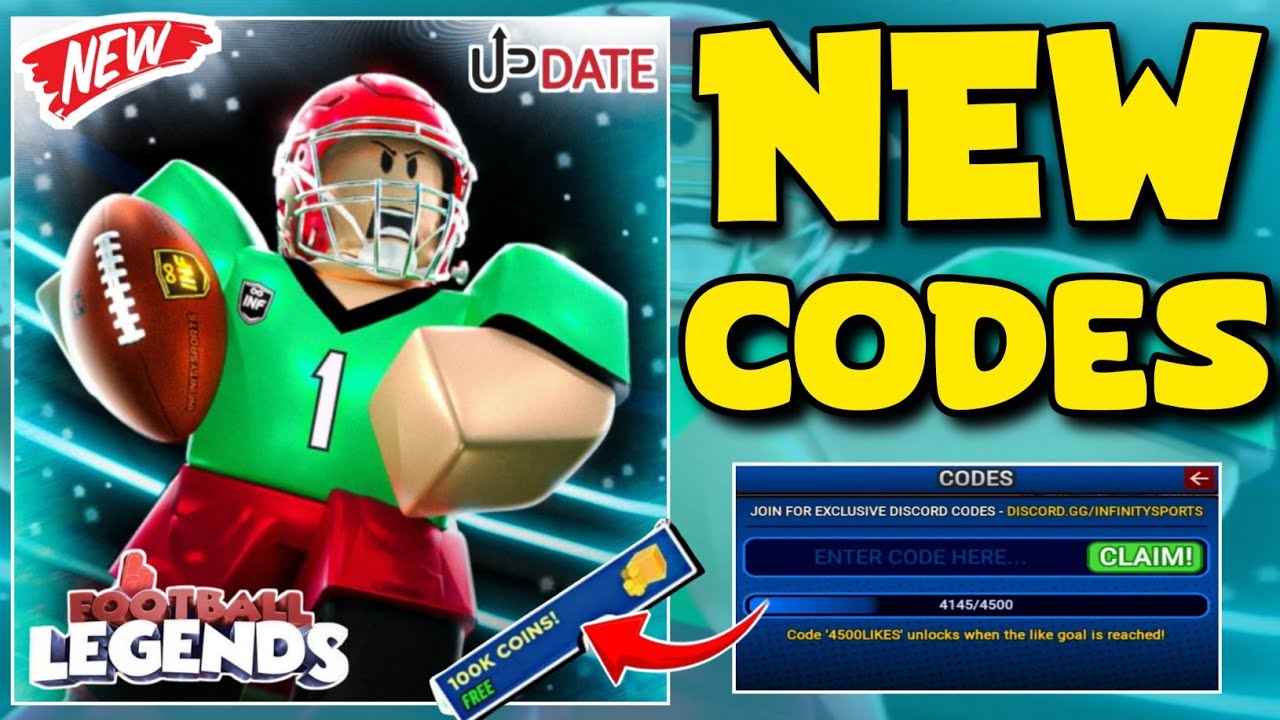 🔥AMAZING😳🔥 Football Legends Codes February 2025 - Working Codes For ...