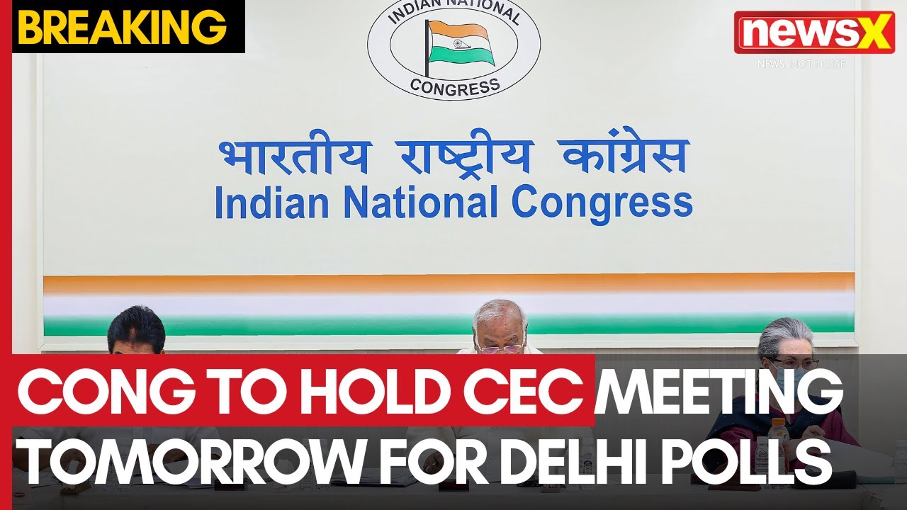 Congress to Convene CEC Meeting Tomorrow for Delhi Assembly Polls ...