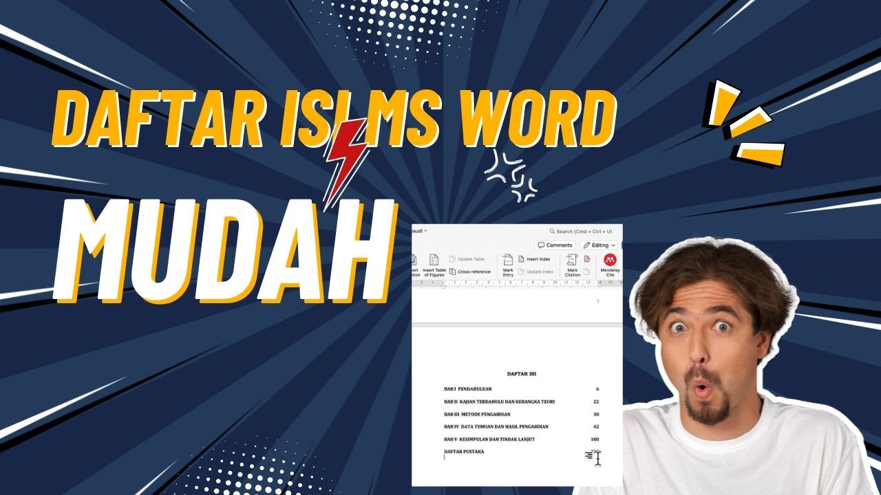 Cara Memberikan Daftar Isi Ms Word di Macbook - YouTube