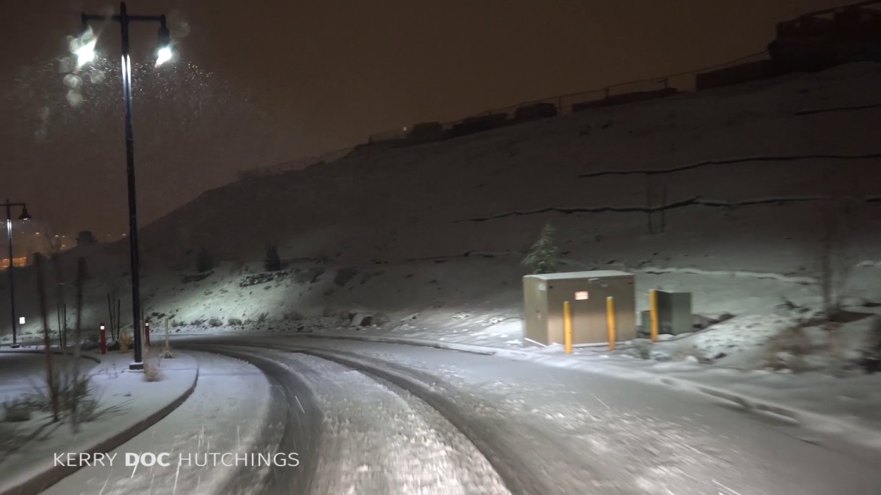 Prescott January snow chase 2017 - YouTube