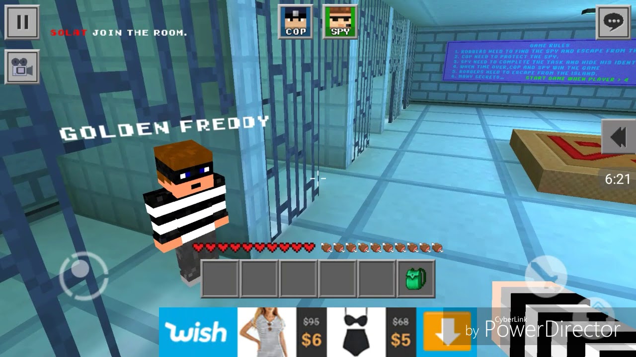 Prisoners and jailers gameplay minecraft version episode 1 - YouTube