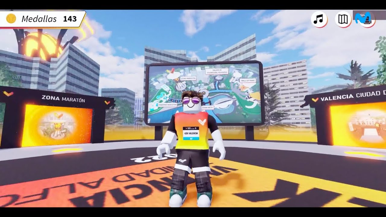 Maratón Valencia en Roblox - YouTube