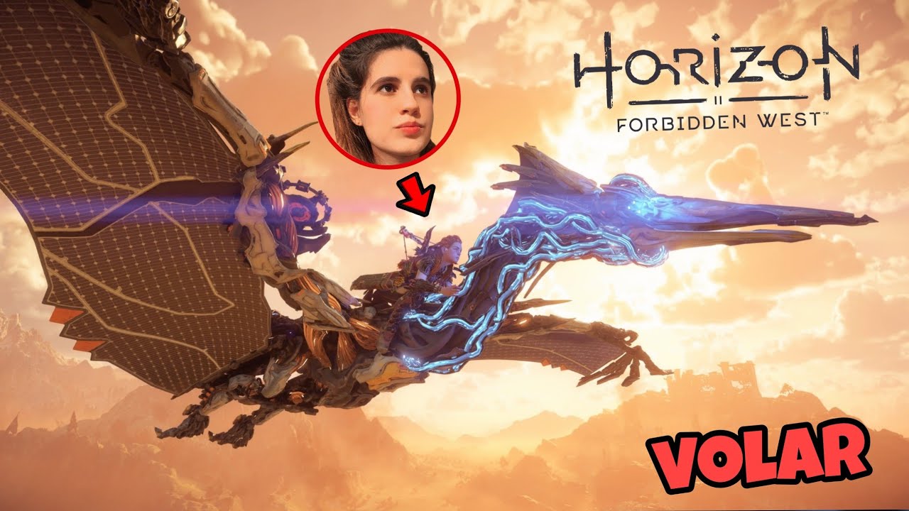 Como volar en Horizon Forbidden West en español ALASOL MAQUINA VOLADORA ...