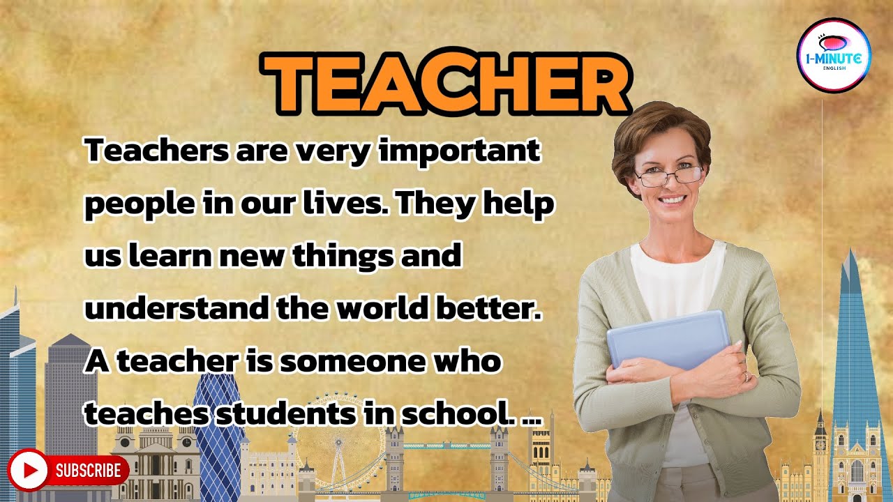 Easy English for One Minute - Teacher - YouTube