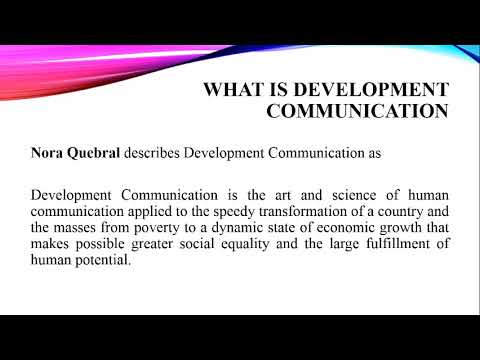 Lec 3 What is Development Communication - YouTube