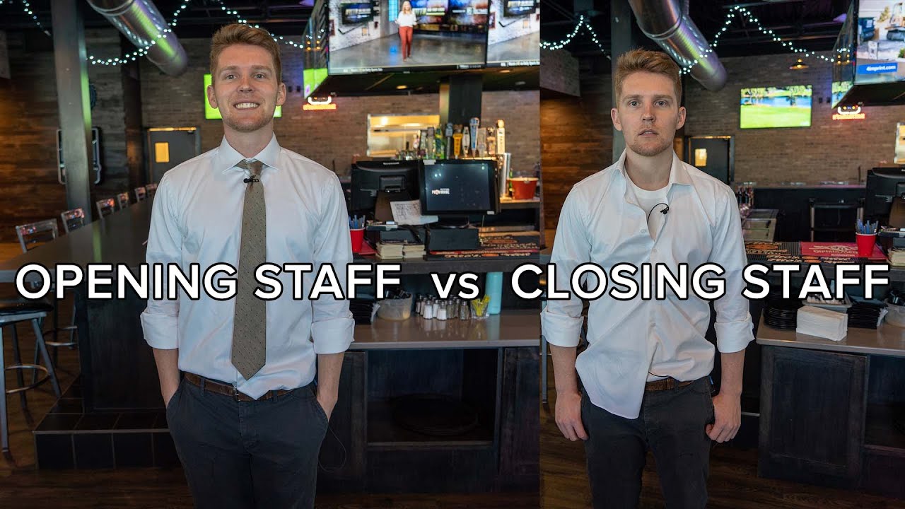 Opening vs Closing Staff - YouTube