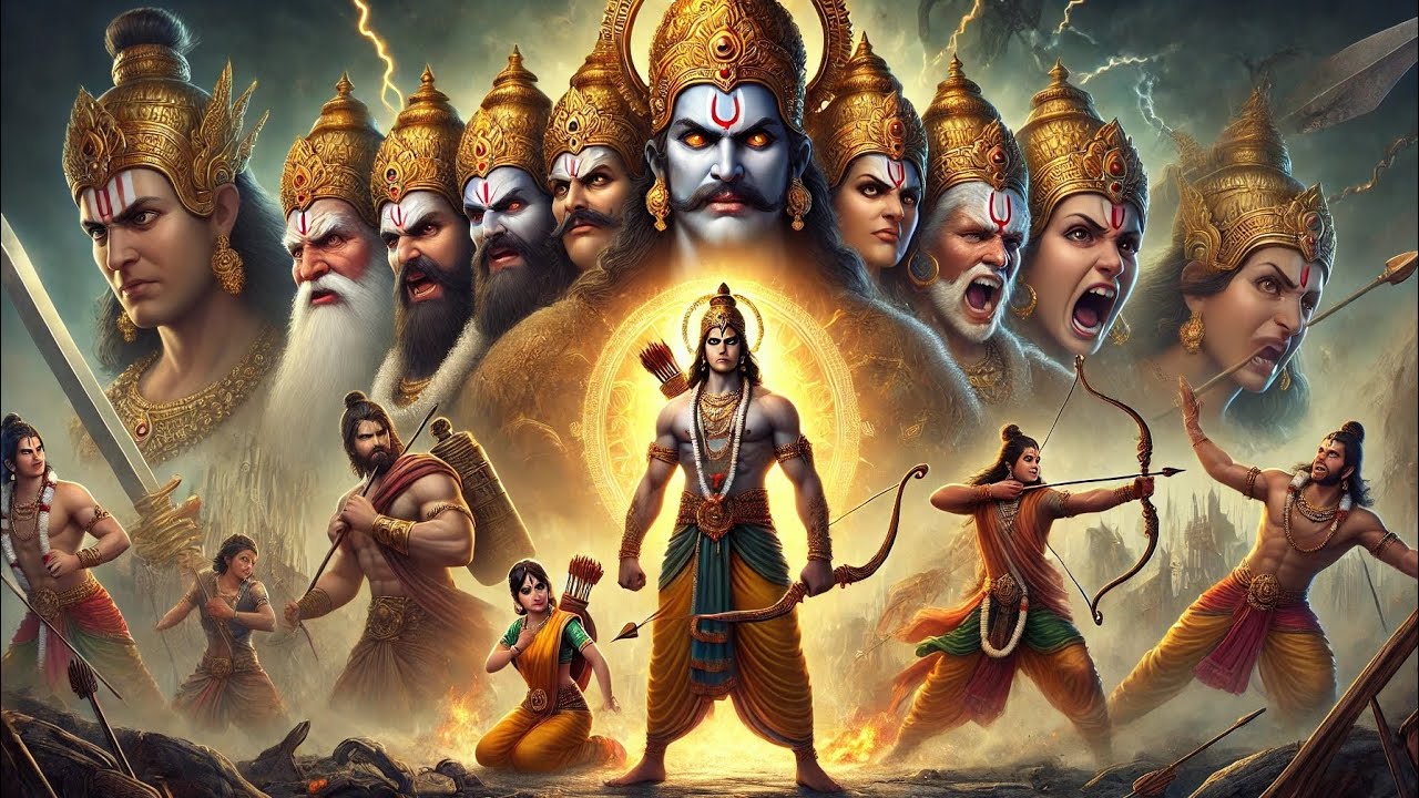 रामायण का सबसे बड़ा युद्ध ⚔️ | Shri Ram Vs Ravan | Epic Ramayan Story ...