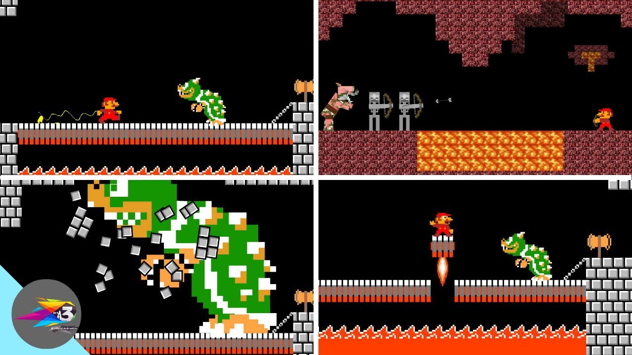 Best of Mario and Bowser Battles - YouTube