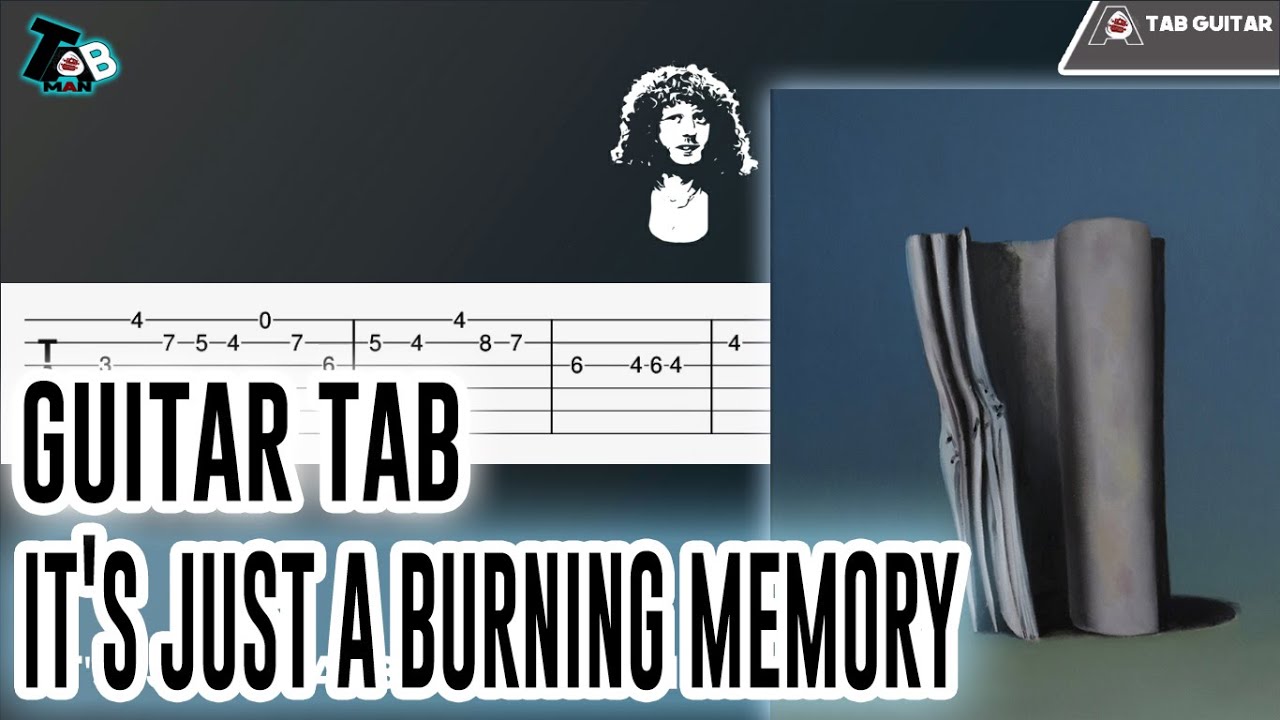 A1 | The Caretaker - it's just a burning memory Guitar Tutorial (TAB ...