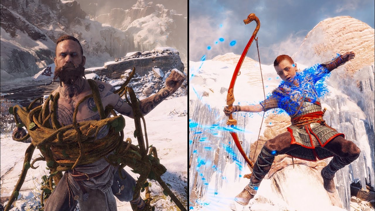 GOD OF WAR - MAX LEVEL 999 ATREUS ARROW VS BALDUR - YouTube