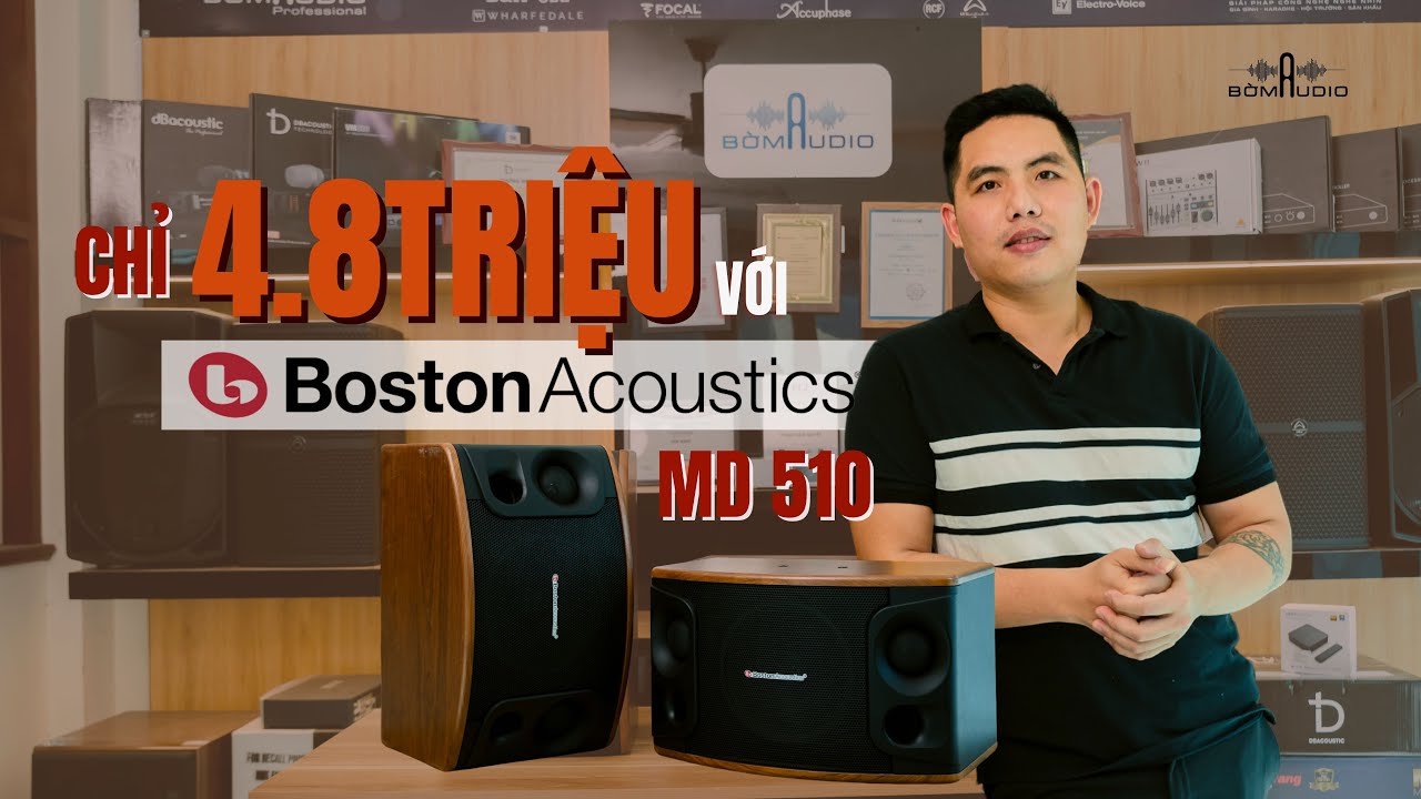 Xả Lỗ Cặp Loa BOSTON ACOUSTICS MD510 Chỉ 4.8 TRIỆU| Nghe Nhạc Trữ Tình ...