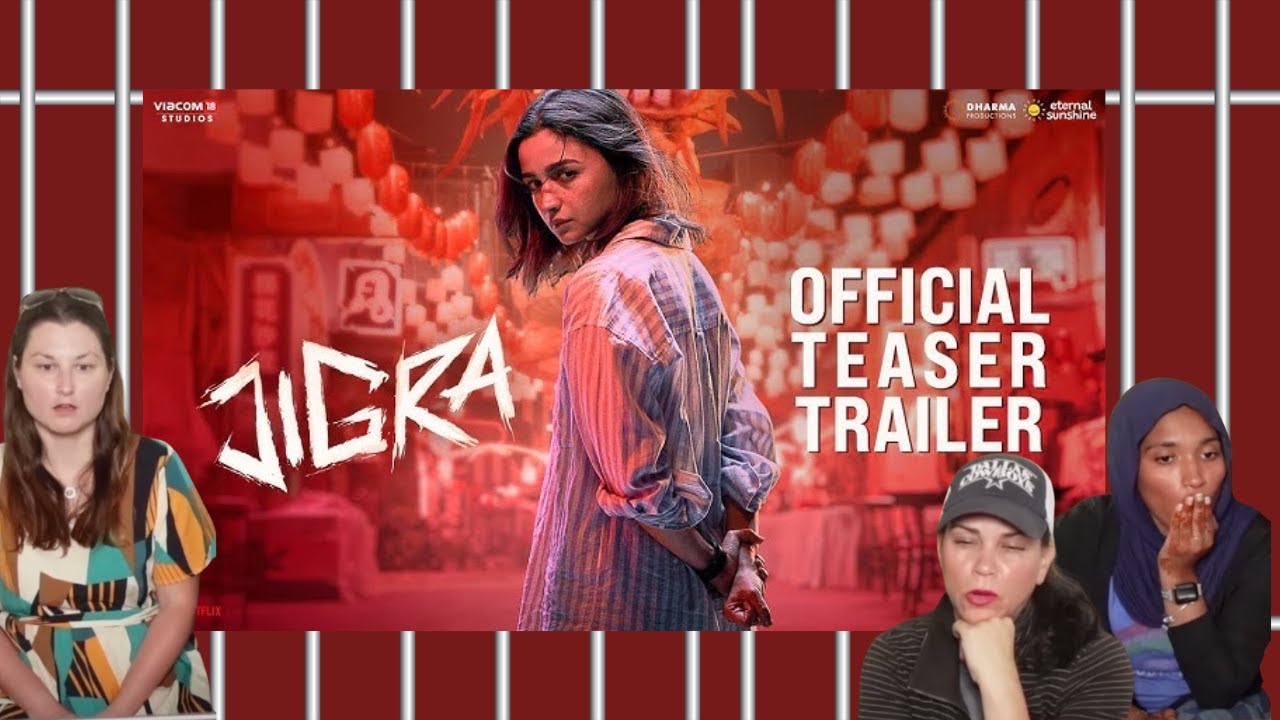 Americans' react to JIGRA - OFFICIAL TEASER TRAILER | Alia Bhatt ...