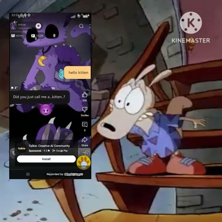 Rocko Scared CatNap - YouTube
