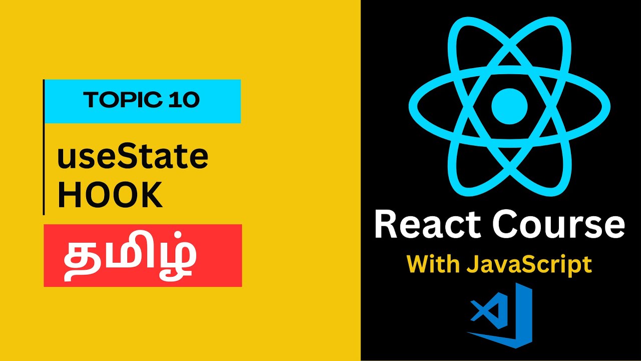 UseState Hook in React in Tamil - YouTube