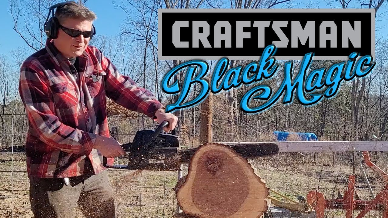 First run of Black Magic! Craftsman 3 3 with Husqvarna 346xp cylinder ...