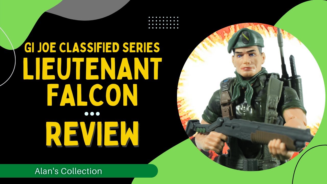 Hasbro G.I. Joe Classified Series - Lieutenant Vincent R. "Falcon" Falcone - REVIEW - YouTube