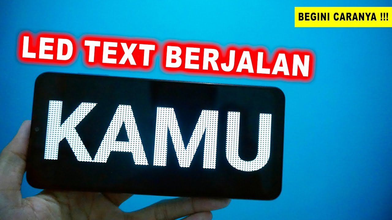 Cara Membuat Text Berjalan Keren di HP Android dan iPhone dengan Mudah ...